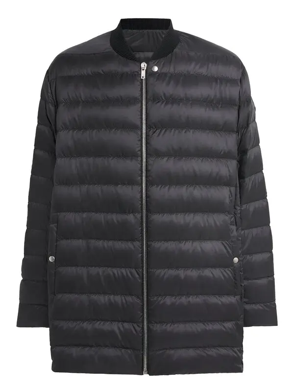 Rick Owens X Moncler Down Padded Flight Jacket - Black