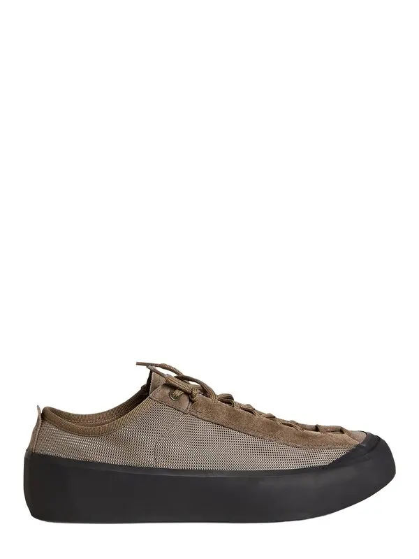 Stone Island Mesh-suede Sneakers - Brown