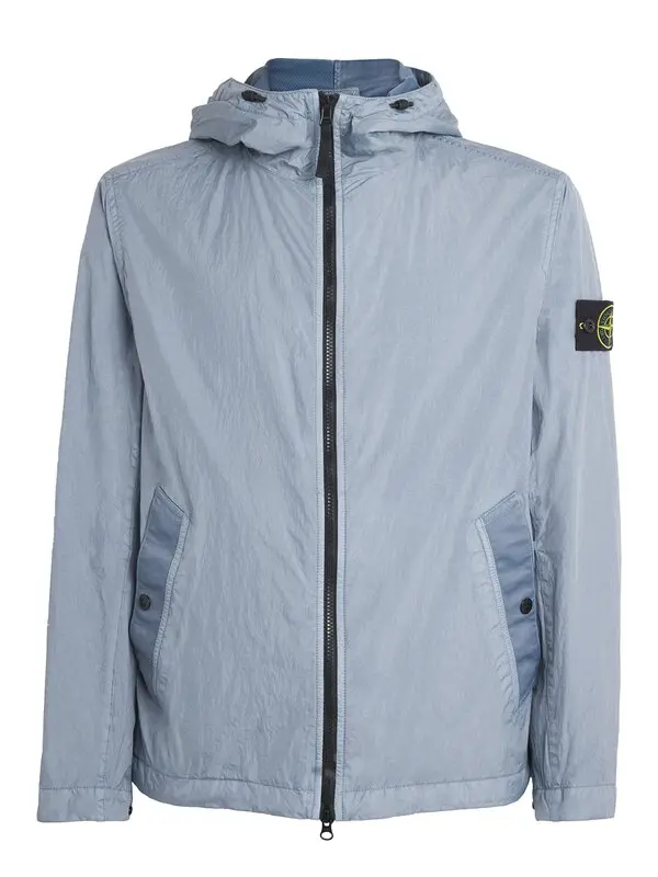 Stone Island Avio Hooded Jacket - Blue