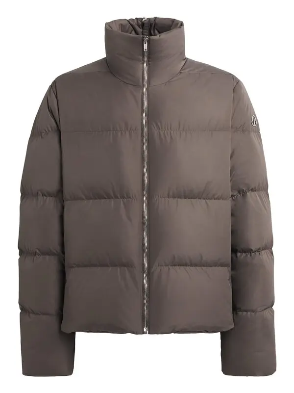 Rick Owens X Moncler Down Cyclopic Puffer Coat - Brown
