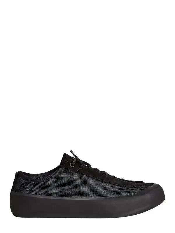 Stone Island Mesh Compass Low-top Sneakers - Black