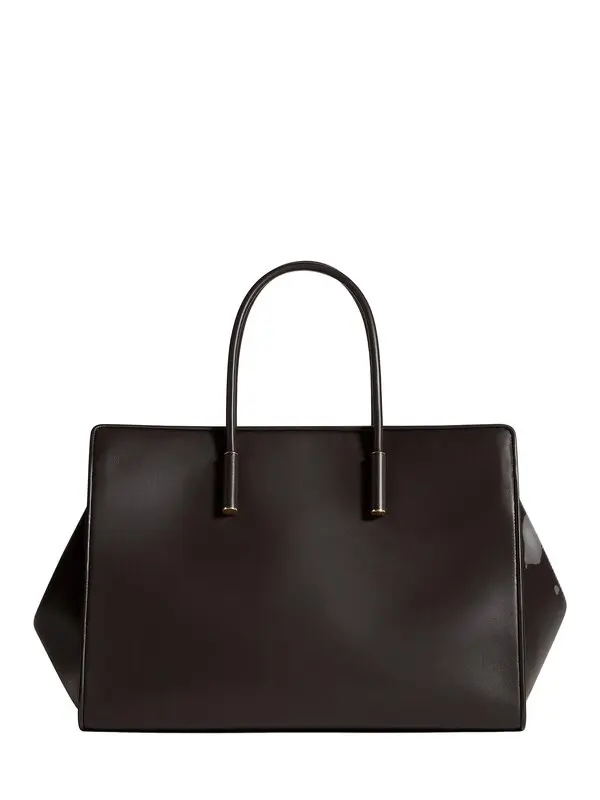Bottega Veneta Large Intrecciato Leather Tote - Espresso