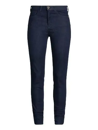 Emporio Armani Skinny Jeans With Brand Logo - Blue