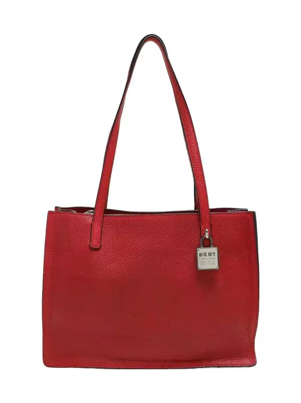 Dkny Padlock-detail Tote Bag - Red