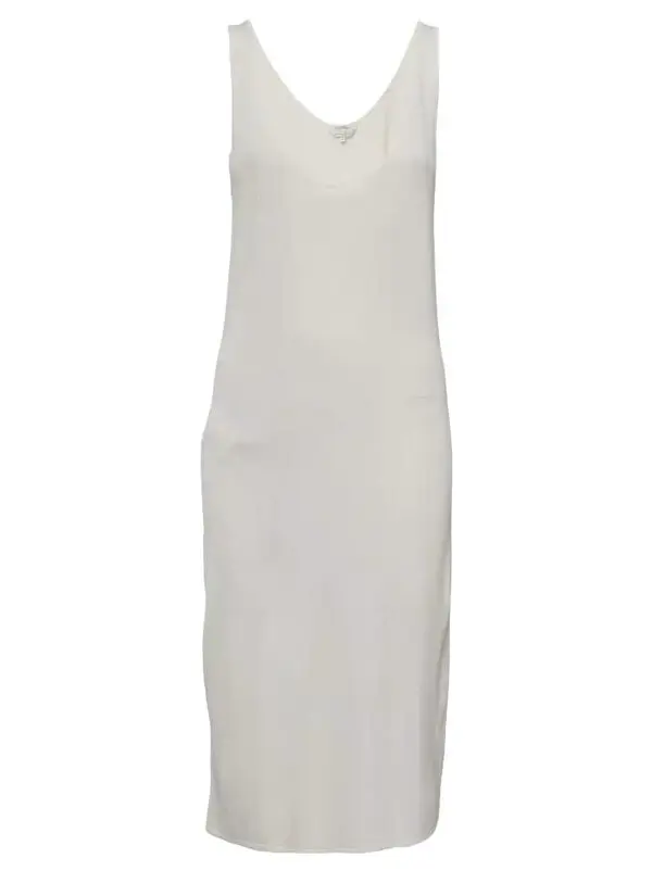 Max Mara Sleeveless Midi Dress - White