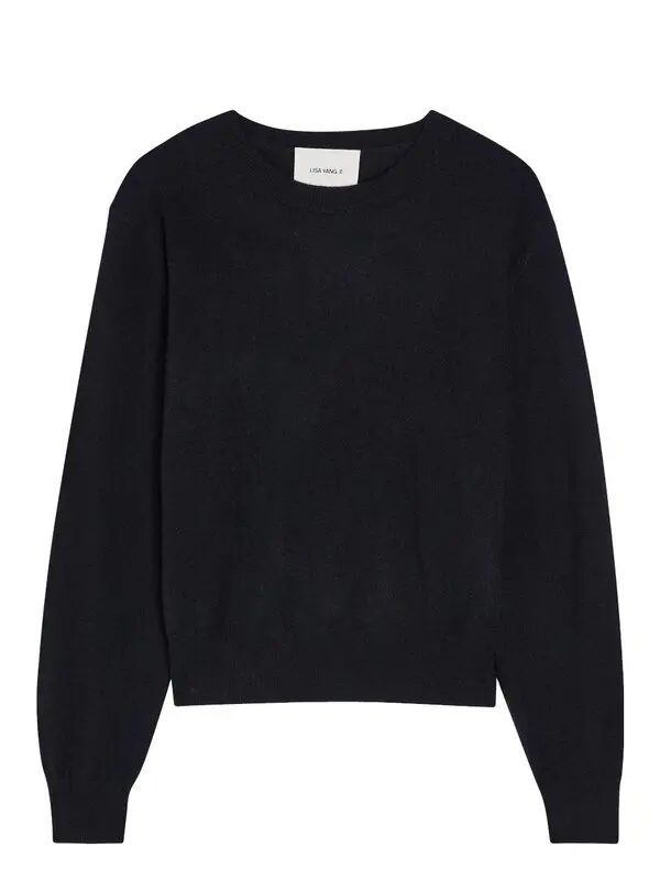 LISA YANG Greer Cashmere Jumper - Navy