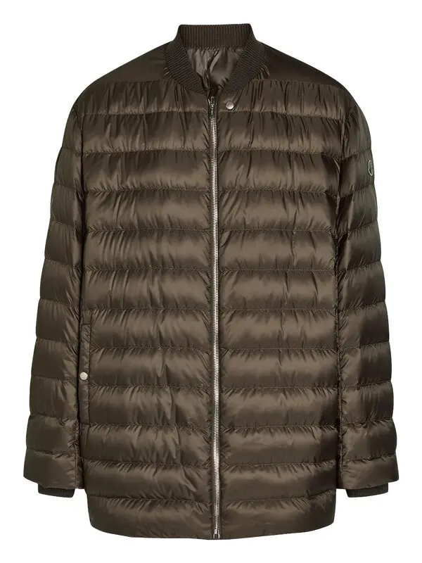 Rick Owens X Moncler Flight Padded Shell Parka - Brown