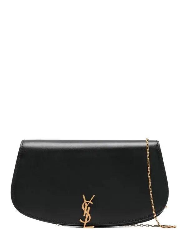 Saint Laurent Demilune Wallet-on-chain - Black