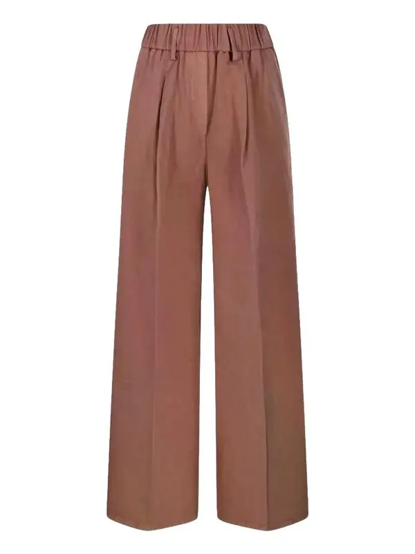 FORTE_FORTE Palazzo Trousers - Brown