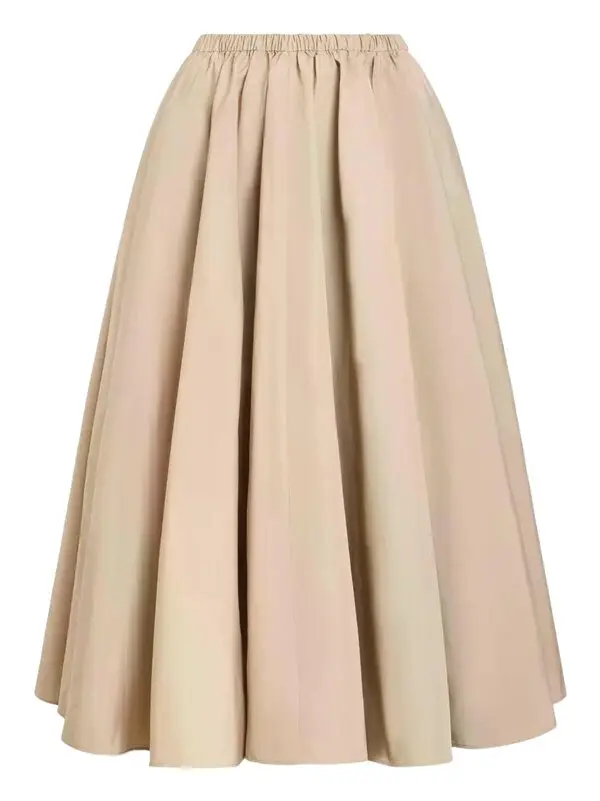 Patou Elasticated-waist Maxi A-line Skirt - Neutrals