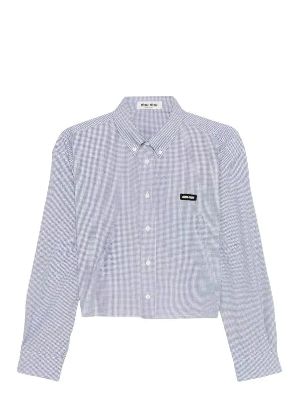 Miu Miu Button-fastening Shirt - Blue