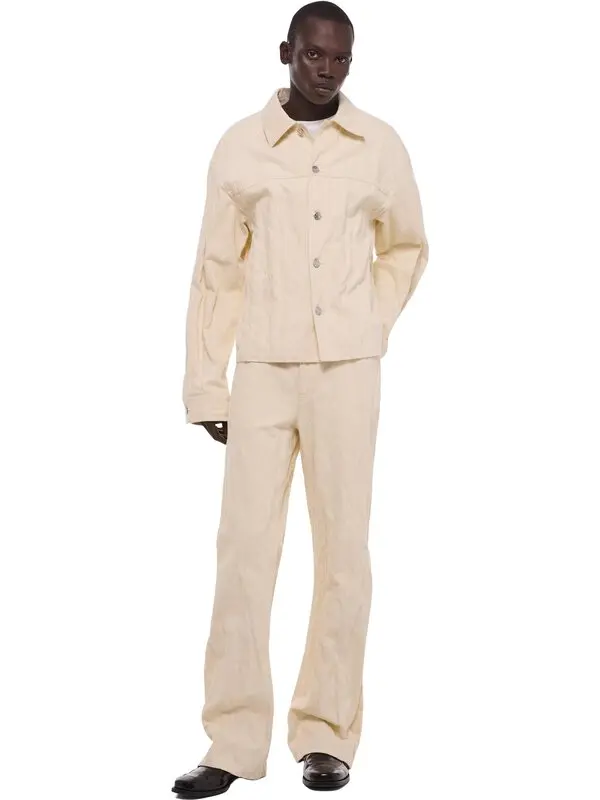 Helmut Lang Crushed Carpenter Jacket - Muslin