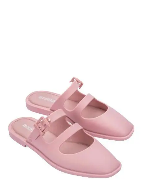 Melissa Anastasia Mary Jane Mule - Matte Pink