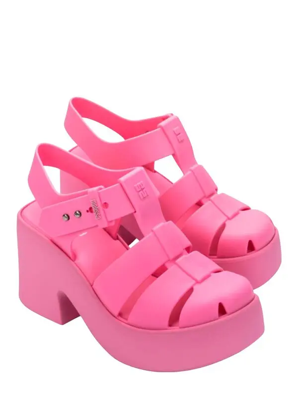 Melissa Lulu Platform Fisherman Sandal - Matte Pink