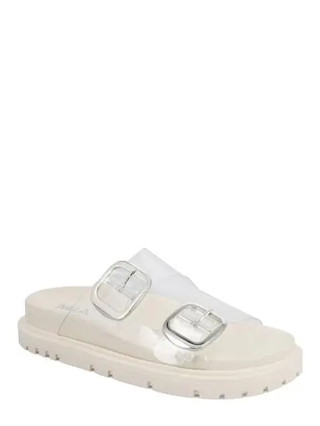 Mia Gen-t Buckled Sandals - Clear