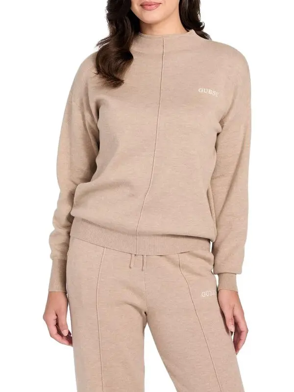 Guess Ursula Funnel Neck Sweater - Beige