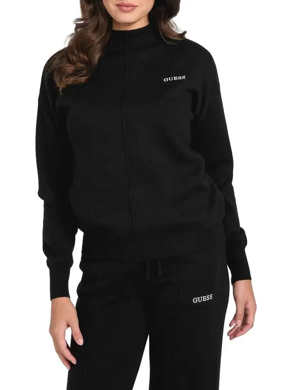Guess Ursula Funnel Neck Sweater - Black