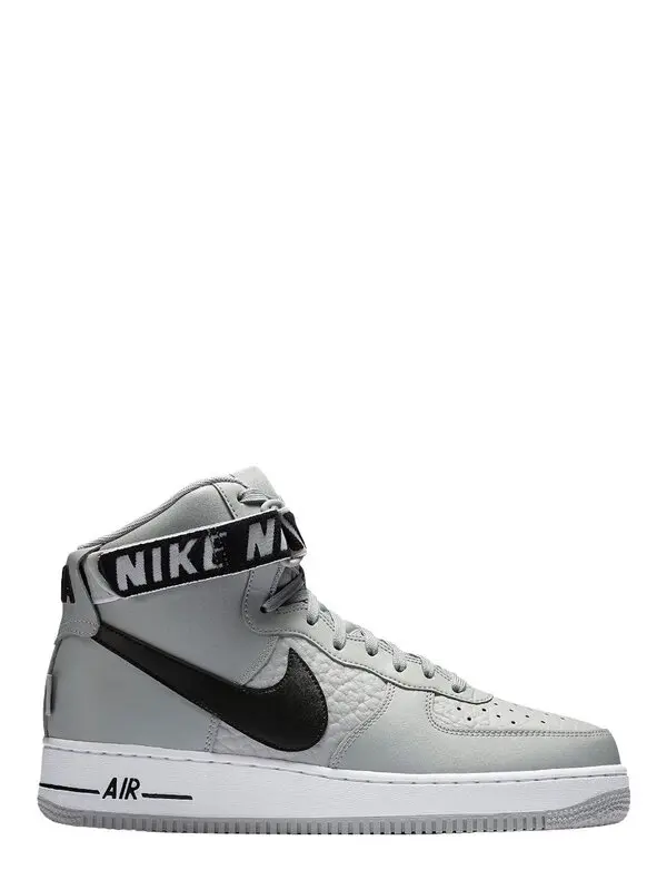Nike Air Force 1 High Nba - Flat Silver/black/white