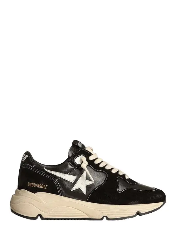 GOLDEN GOOSE Running Sole Sneakers - Black/white