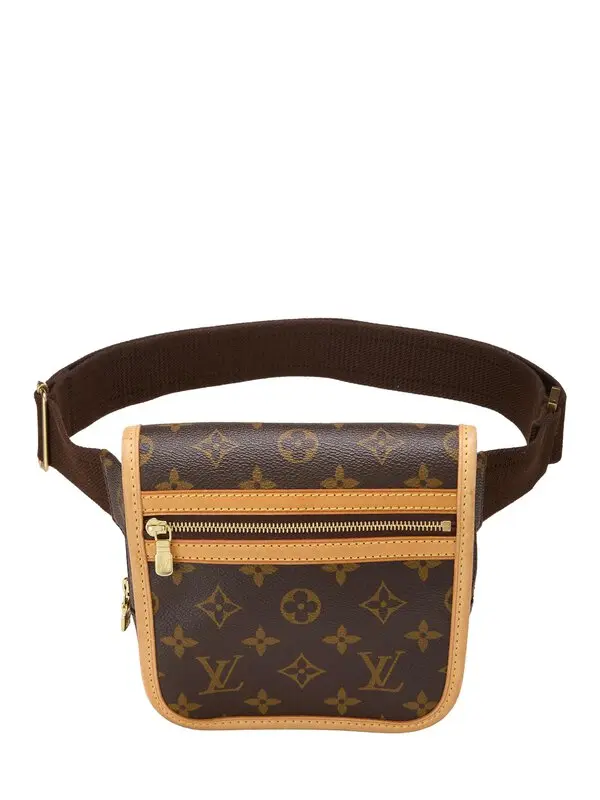 LOUIS VUITTON Monogram Bosphore Belt Bag - Brown