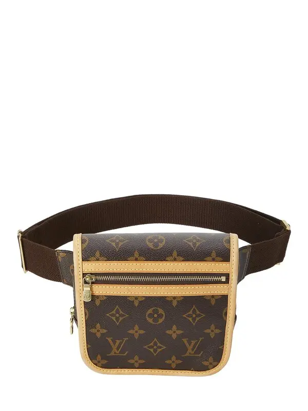 LOUIS VUITTON Monogram Bosphore Belt Bag - Brown