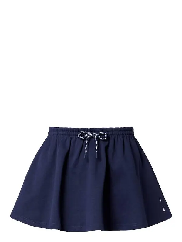 The Upside Daria Cotton-jersey Miniskirt - Blue