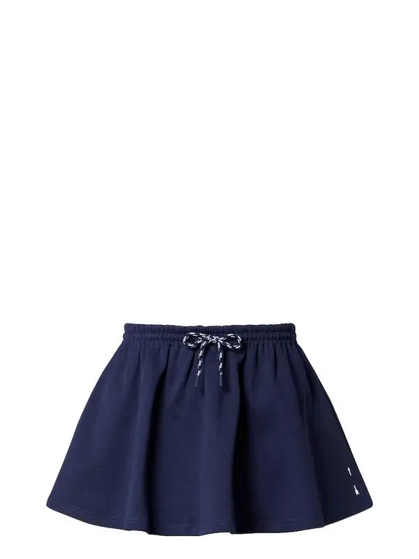 The Upside Daria Cotton-jersey Miniskirt - Blue