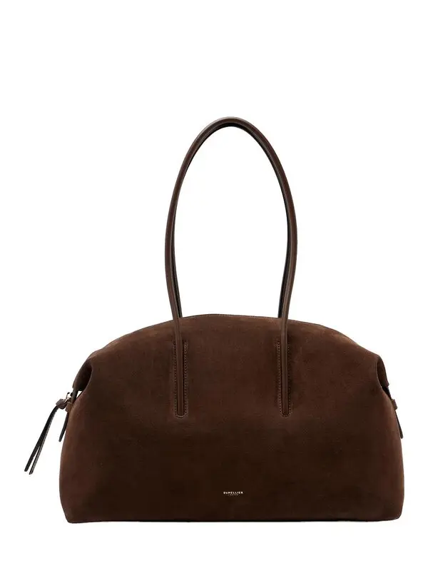 DEMELLIER Stockholm Large Suede Tote Bag - Brown
