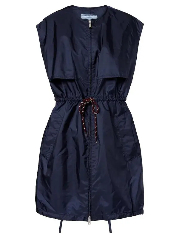 Prada Re-nylon Minidress - Blue