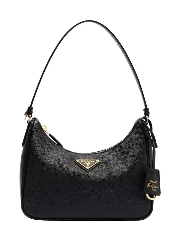 Prada Re-edition 2005 Mini Shoulder Bag - Black