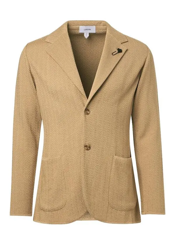 LARDINI Cotton-blend Blazer - Beige