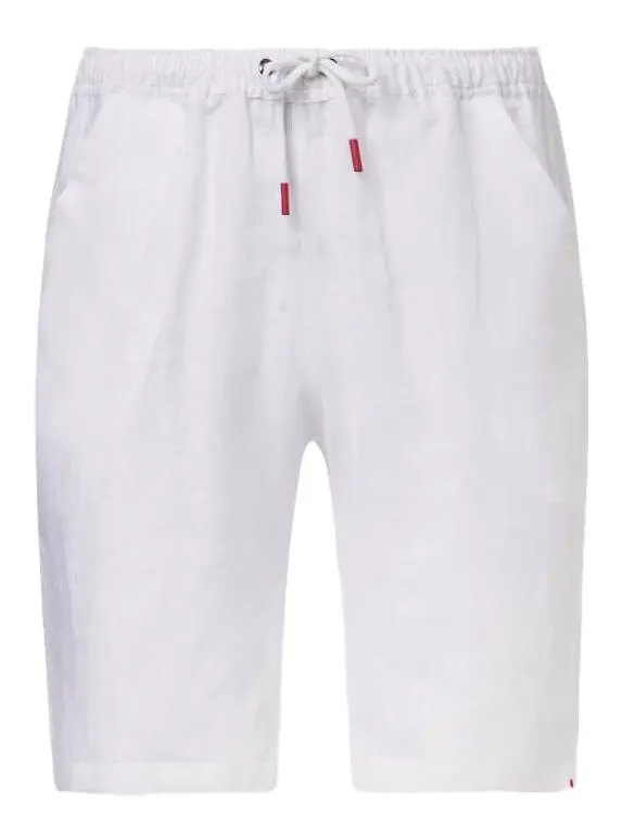 Kiton Linen Shorts - White