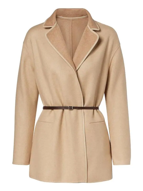 Loro Piana Jimi 16 Reversible Cashmere-blend Coat - Beige