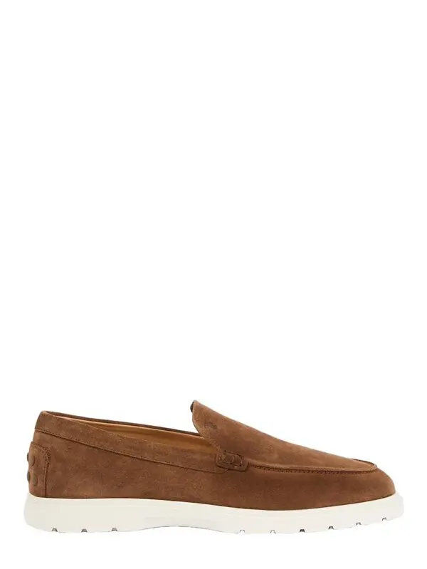 TOD'S Suede Loafers - Brown