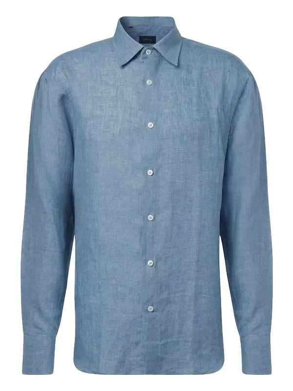 Brioni Linen Shirt - Blue