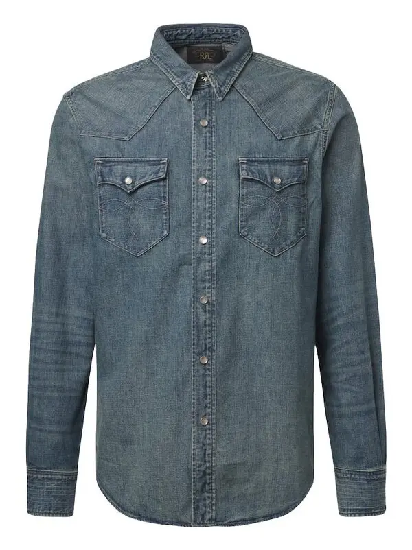 Ralph Lauren Buffalo West Denim Shirt - Blue