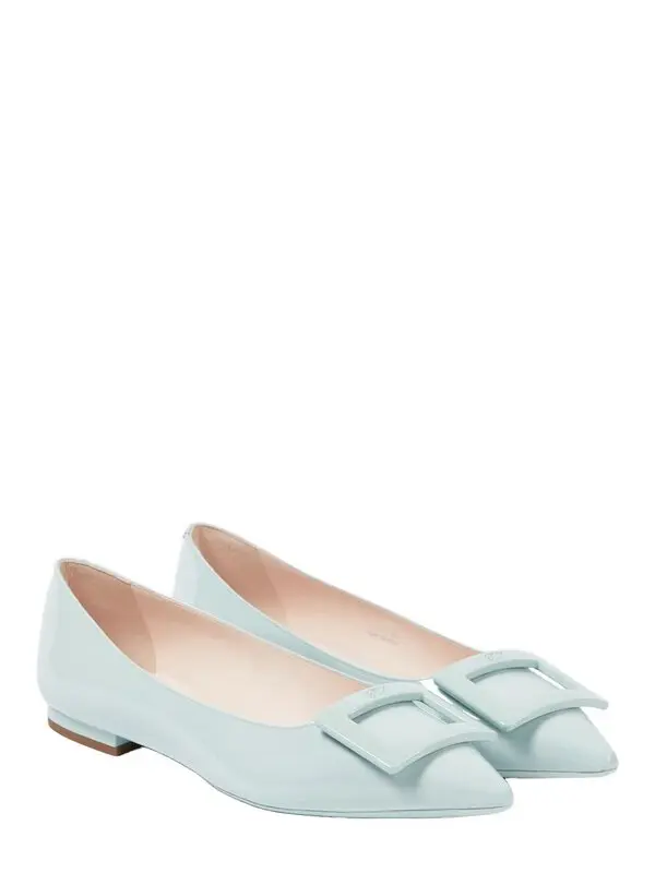 ROGER VIVIER Gommettine Ballet Flats - Blue