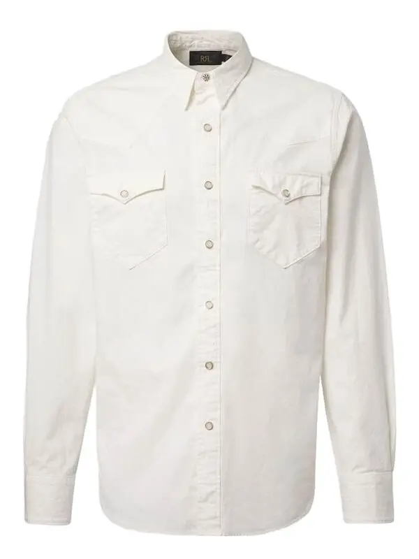 Ralph Lauren Buffalo West Denim Shirt - White