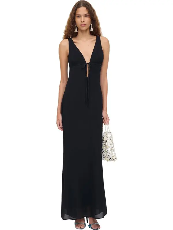 REFORMATION Taryn Maxi Dress - Black