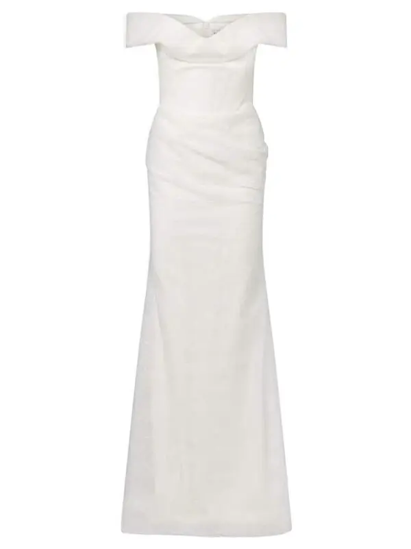 VIVIENNE WESTWOOD Bridal Nova Cora Lace Corset Gown - White