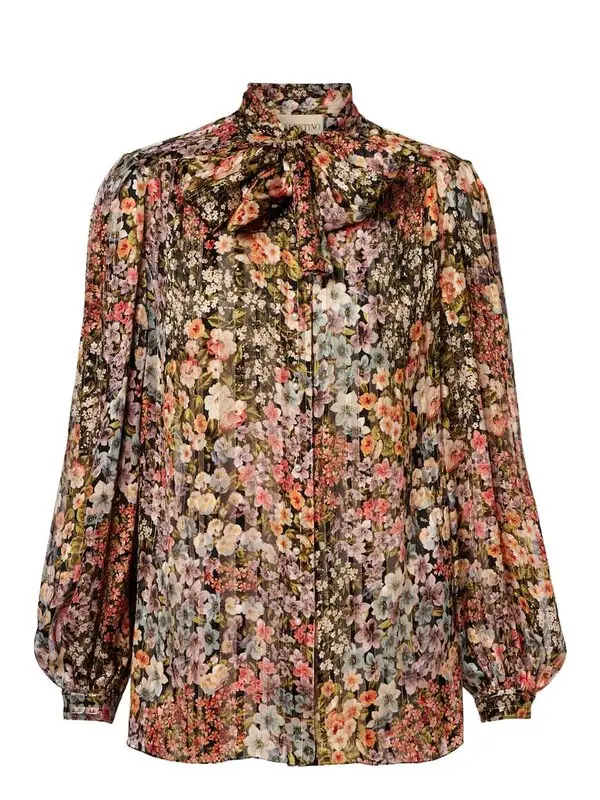Valentino Garavani Floral Silk Blouse - Multicoloured