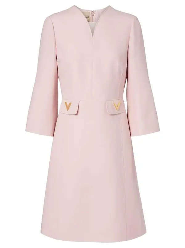Valentino Garavani Crepe Couture Mini Dress - Pink