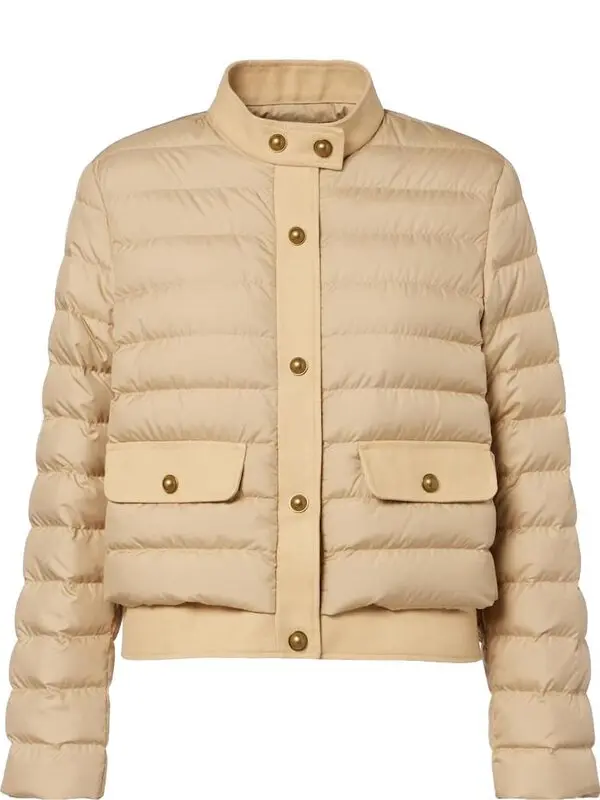Moncler Padded Down Jacket - Beige