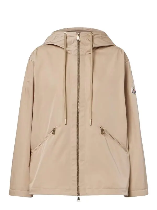 Moncler Cassiopea Gabardine Jacket - Beige