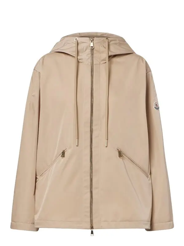 Moncler Cassiopea Gabardine Jacket - Beige