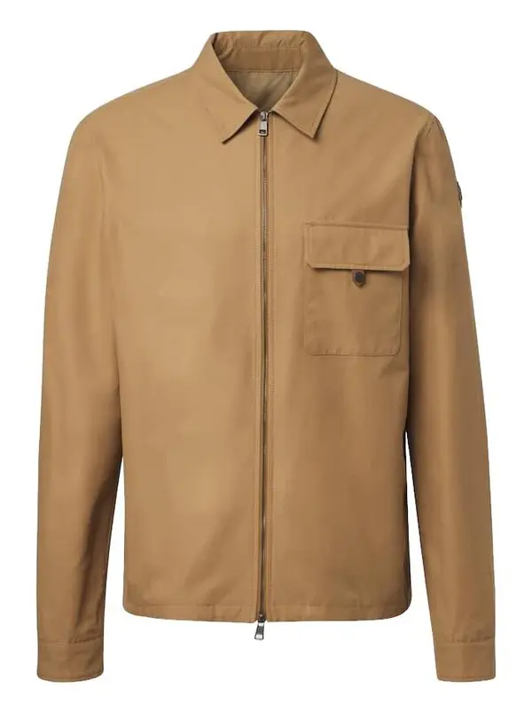 Moncler Cotton-blend Jacket - Beige