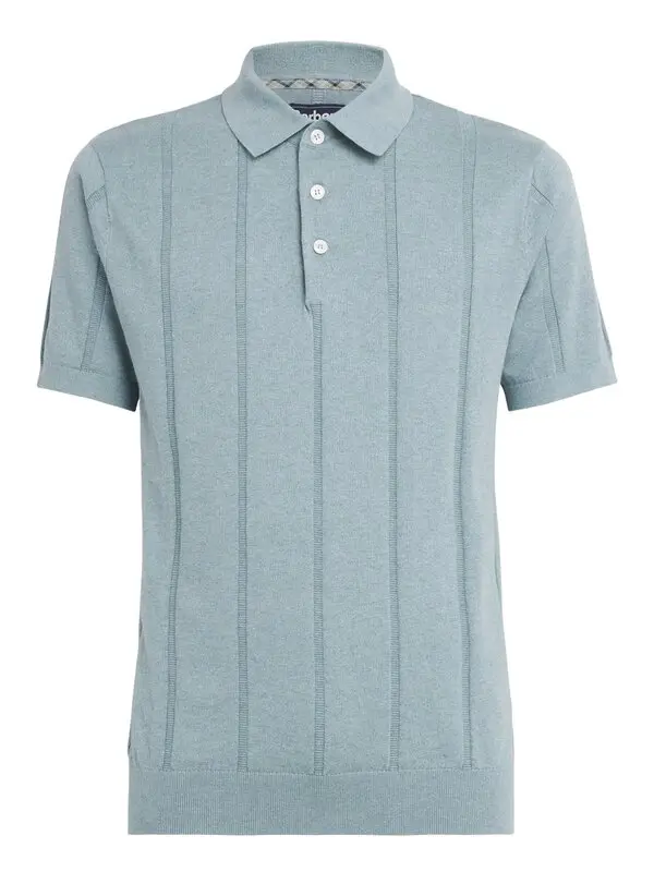 Barbour Cotton Wellburn Polo Shirt - Green