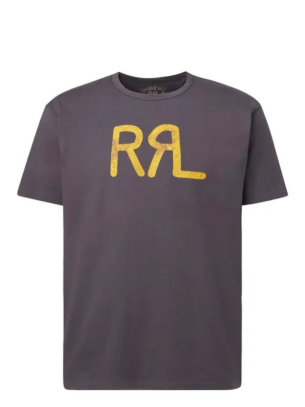 Ralph Lauren Logo Cotton Jersey T-shirt - Grey