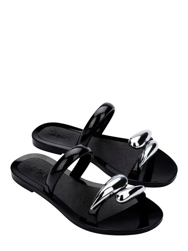 Melissa Eden Slide Sandal - Black