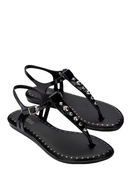 Melissa Solar Boho Ankle Strap Sandal - Black